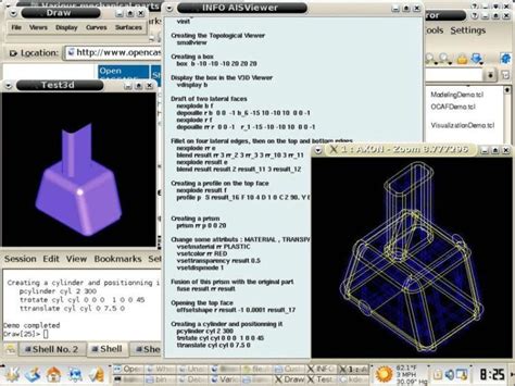 open cascade cad cam cae software linuxlinks