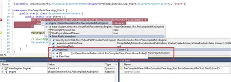 Precompiled Razor View Using RazorGenerator MVC And PreCompiledViewEngine In MVC