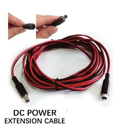 Jual Sambungan Dc Extension Kabel Male Female Mm Mm Mm Power Supply Adaptor Charger