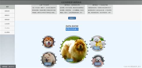 java毕业设计社区宠物管理与推荐系统（springboot mysql jdk1 8 maven3 39） 宠物推荐系统 csdn博客