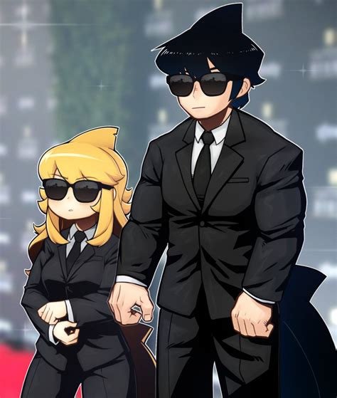 Safebooru 1boy 1girl Apricot D Floe Black Hair Black Jacket Black