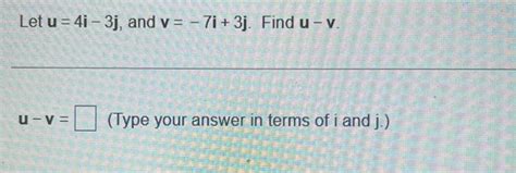 Solved Let Mathbf{u} 4 Mathbf{i} 3 Mathbf{j}