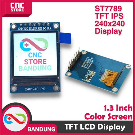 Jual Lcd St7789 Tft Ips 240x240 Display Module Full Color Screen 13