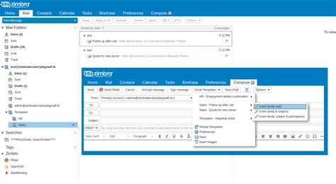 github zimbra community com zimbra emailtemplates email templates