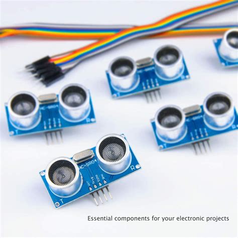 ELEGOO Ultrasonic Sensor HC SR Ultrasonic Distance Sensor Kits For Arduino UNO MEGA R