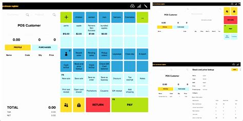 Pos Excel Template