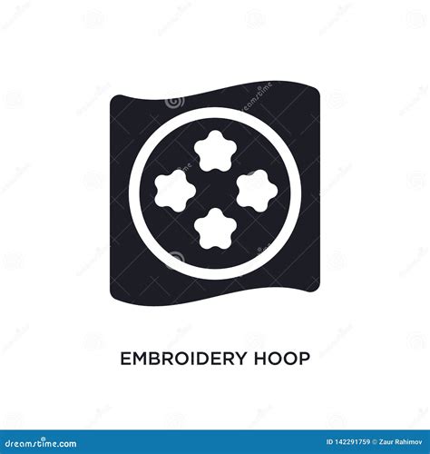 Embroidery Hoop Isolated Icon Simple Element Illustration From Sew