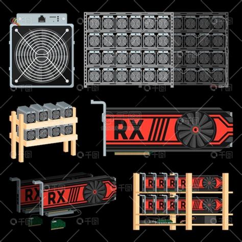 Gpu免抠元素 加密货币挖矿 Gpu 农场集 素材免费下载 626像素 Ai格式 编号66799870 千图网