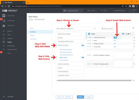 Eset Protect Setup Web Content Filter Matrix 7