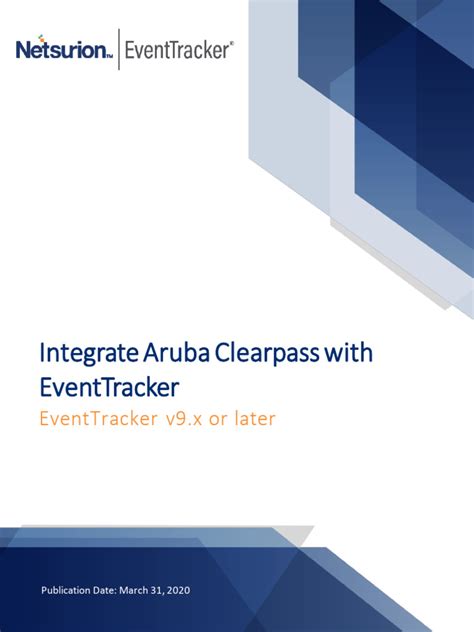 Integration Guide Aruba Clearpass Pdf Pdf Radius Port Computer Networking