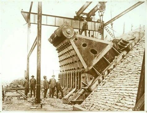 One Of The Main Hinges During Construction Of The Sydney Harbour Bridge