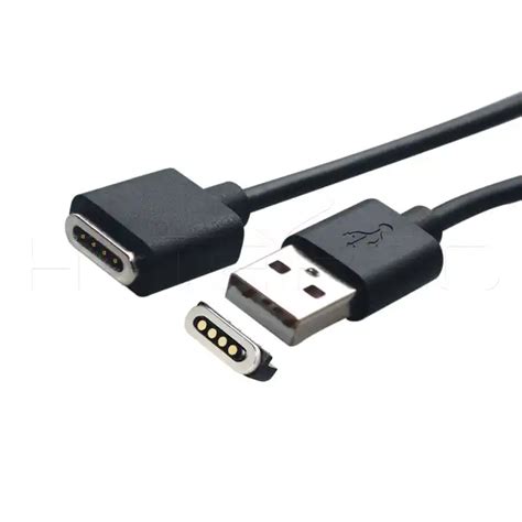 Usb 30 마그네틱 포고 4 핀 유형 C 커넥터 Usb 충전 케이블