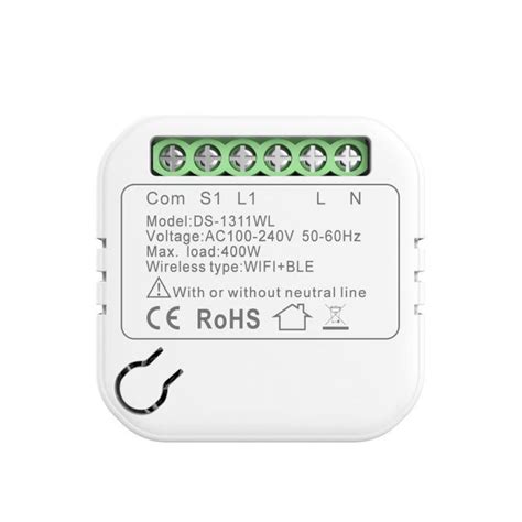 Smart Mini Life Tuya WiFi Wireless Control Wall Switch Module China Mini Wall Switch Module