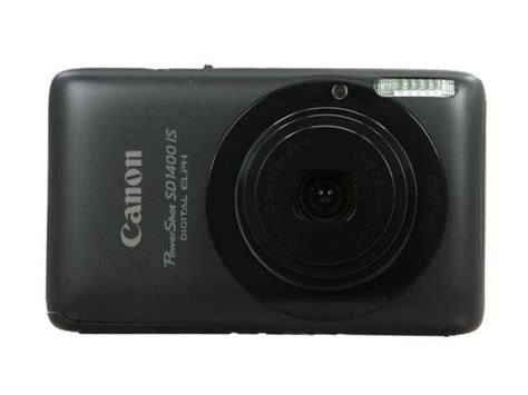 Canon Powershot Sd1400 Is Black 141 Mp 28mm Wide Angle Digital Camera