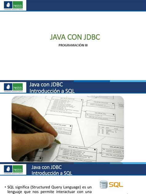 introducción a la manipulación de bases de datos con java y jdbc pdf