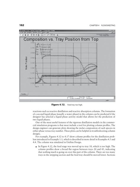Comaprison Of Tray Position In Distillation Process Pdf Fuel Oil