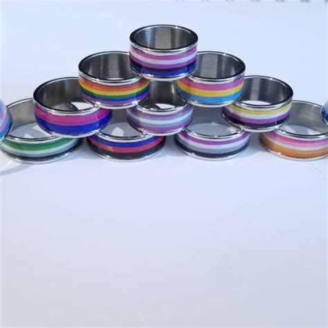 Mens Gay Rings Etsy