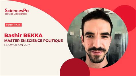 Portrait De Bashir Bekka Sciences Po École De La Recherche