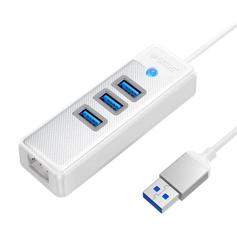 ORICO USB HUB For Laptop Gbps USB HUB With USB C Ports RJ Portable USB Splitter