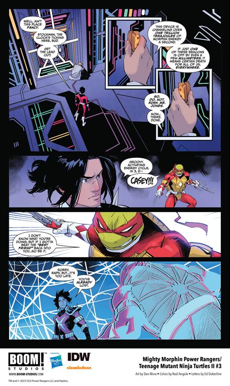 Mmpr And Tmnt 3 Preview Page 3 Morphin Legacy