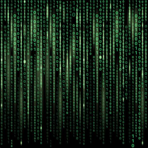 Binary Code Matrix Wallpaper The Matrix Style Binary Code Falling