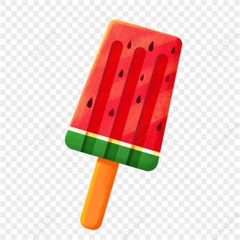 수박 아이스크림 Png 일러스트 무료 다운로드 Lovepik