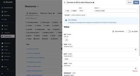 Quickstart Postgresql Mysql Ms Sql Bigquery Snowflake Windmill
