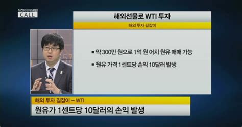 변동성 큰 원유시장위험 피해가는 Wti 투자 가이드