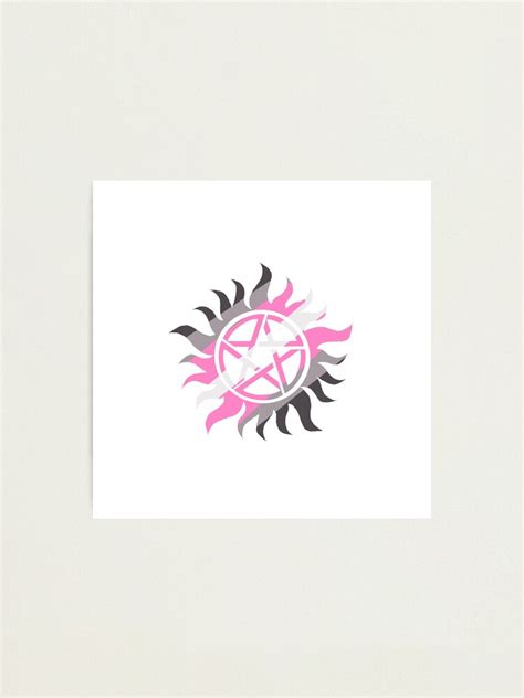 Demigirl Pride Anti Possession Symbol Fotodruck Von Jenmishalecki
