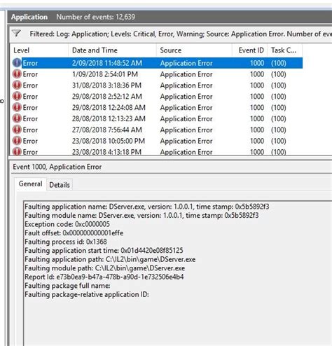 DServer Unstable Crashing Frequently In Page Technical Issues And Bug Reports IL