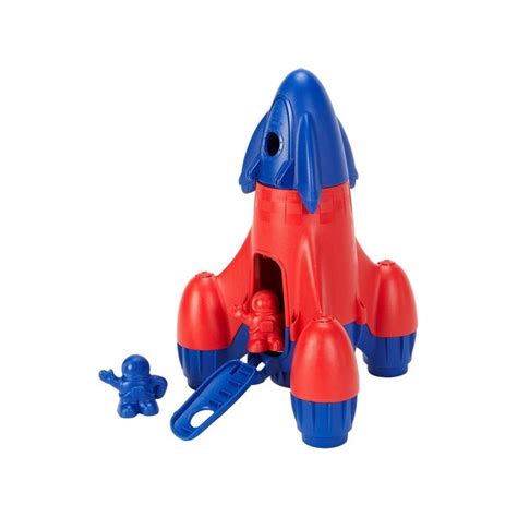Green Toys Rocket With 2 Astronauts Toy Vehicle Playset Redblue For