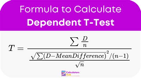 Dependent T Test Calculator