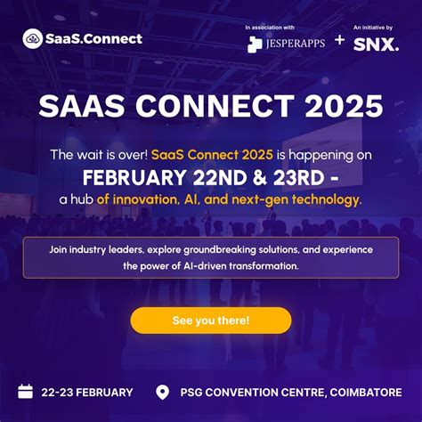 Saasconnect2025 Techinnovation Aiinbusiness Futureoftech Jesperxai