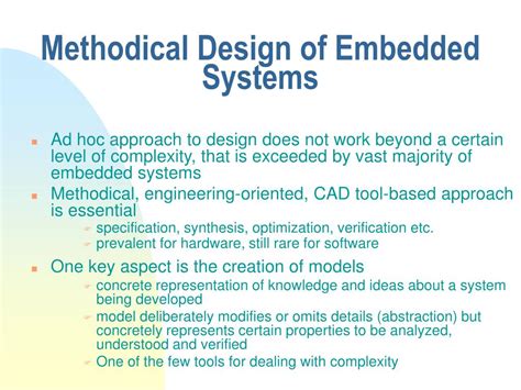 Ppt Modeling Of Embedded System Behavior Powerpoint Presentation