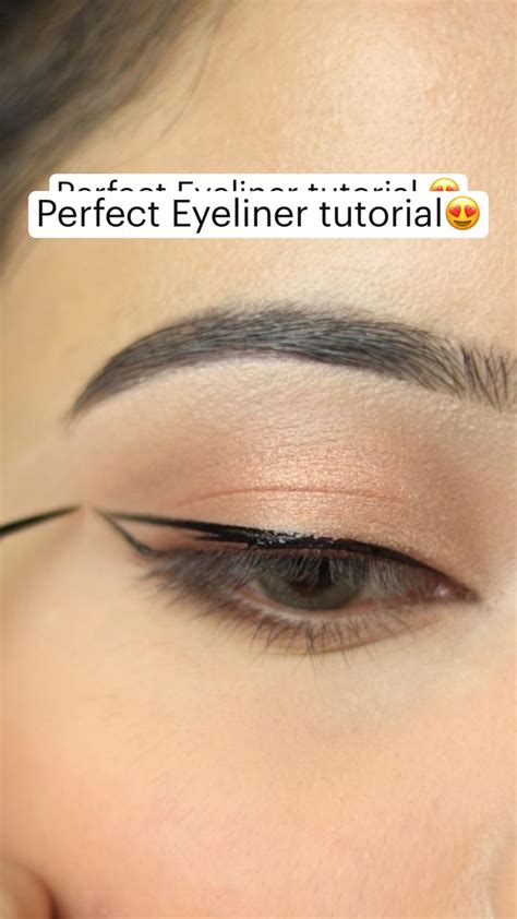 Perfect Eyeliner Tutorial😍 Eye Makeup Eyeliner Tutorial Beginners