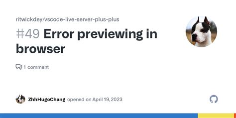 Error Previewing In Browser · Issue 49 · Ritwickdeyvscode Live Server Plus Plus · Github