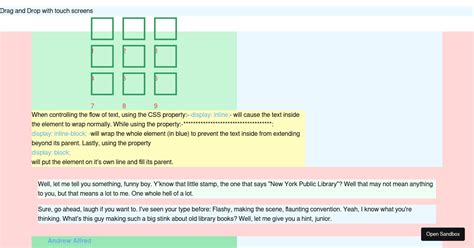 Draganddrop With Touch Screens Codesandbox