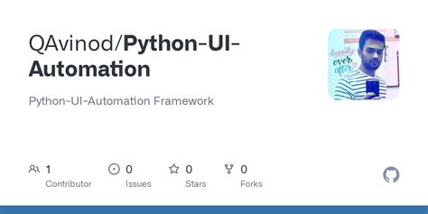 GitHub QAvinod Python UI Automation Python UI Automation Framework