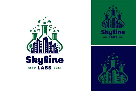 Skyline Labs Logo Is A Design Asset Perfect For Businesses In The Field