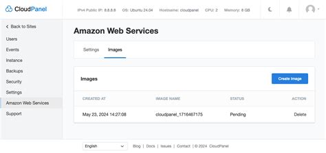 Amazon Web Services Cloudpanel Documentation