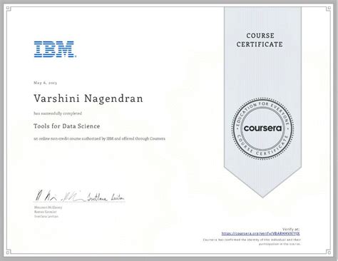 Varshini Nagendran On Linkedin Datascience Datatools Certification