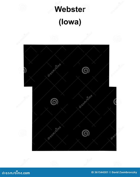 Webster Outline Map Stock Illustration Illustration Of Area 361544301