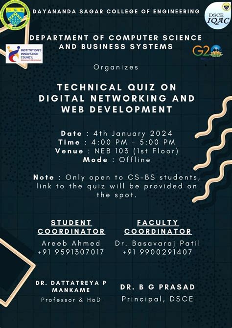 Department of Computer Science and Business Systems, DSCE on LinkedIn: #techquiz # ...