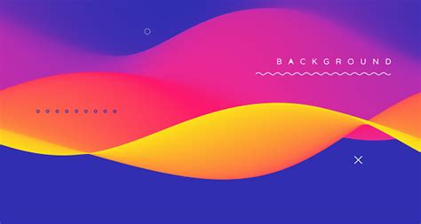 현대 그라데이션 색상으로 추상적인 물결 모양의 배경 트렌디 한 액체 디자인 현대적인 패턴 배너 전단지 및 프레젠테이션을 위한 벡터 그림입니다 3차원 형태에 대한 스톡 벡터