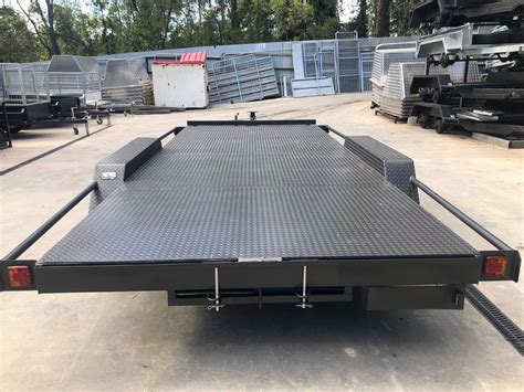 14x66″ 2800kg Gvm Semi Flat Car Carrier Trailer For Sale2800 Kg Atm