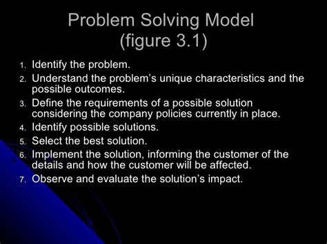 7 communications and problem solving in customer service