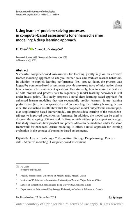 pdf using learners problem solving processes in computer based