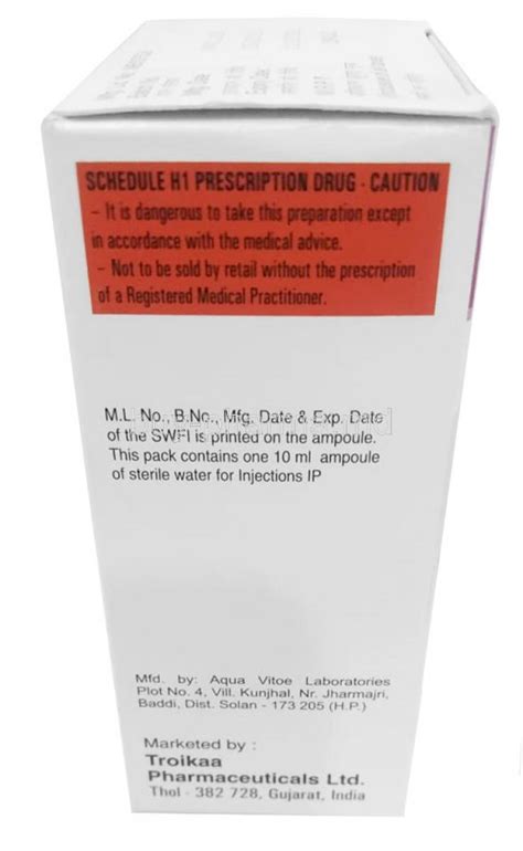 Buy Troyzone Tz Injection Ceftriaxone Tazobactum Online