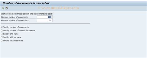 SOY5 SAP Tcode SAPoffice Inbox Overview Transaction Code