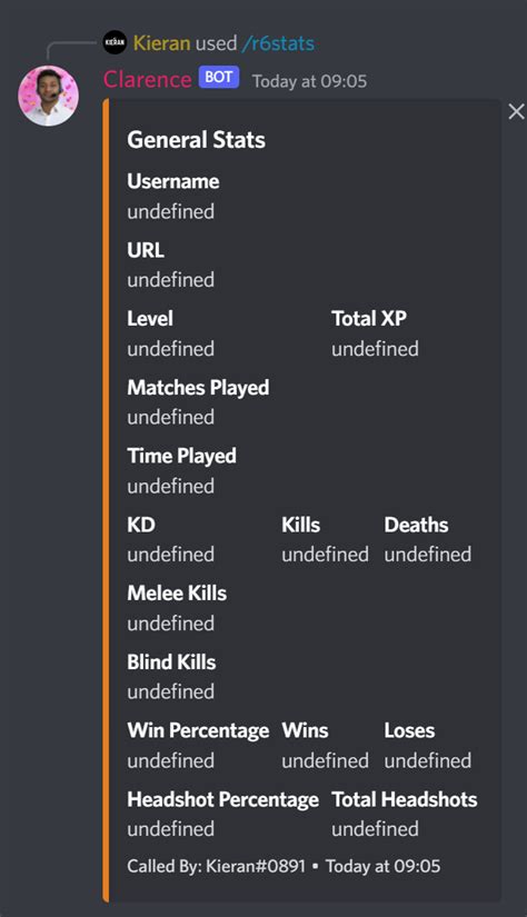 R6stats Doesnt Work On Deployed Docker · Issue 5 · Ki Erclarence Bot · Github